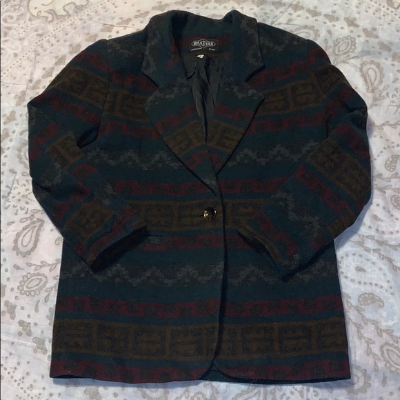 Braetan | Jackets & Coats | Braetan Southwest Aztec Wool Blend Blazer ...